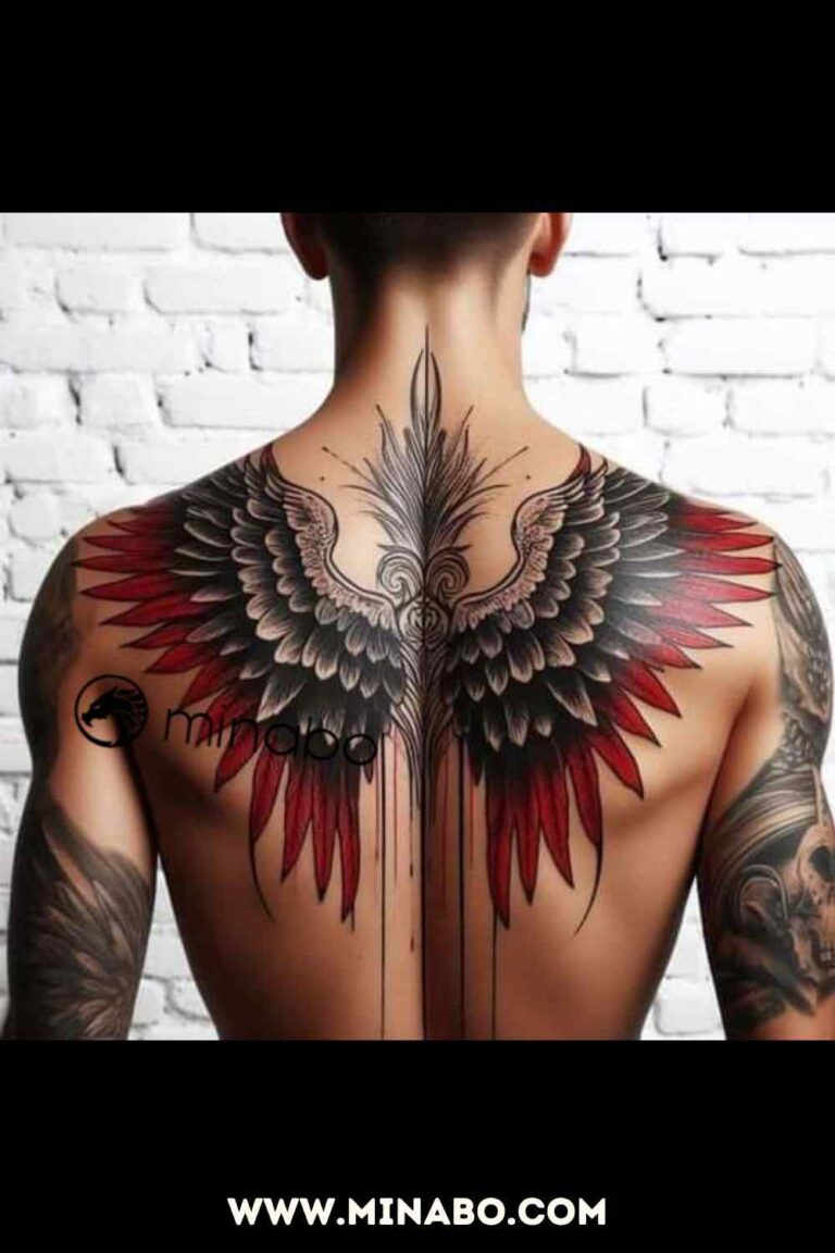 62 tatuajes de alas en la espalda: diseños y significado para inspirarte