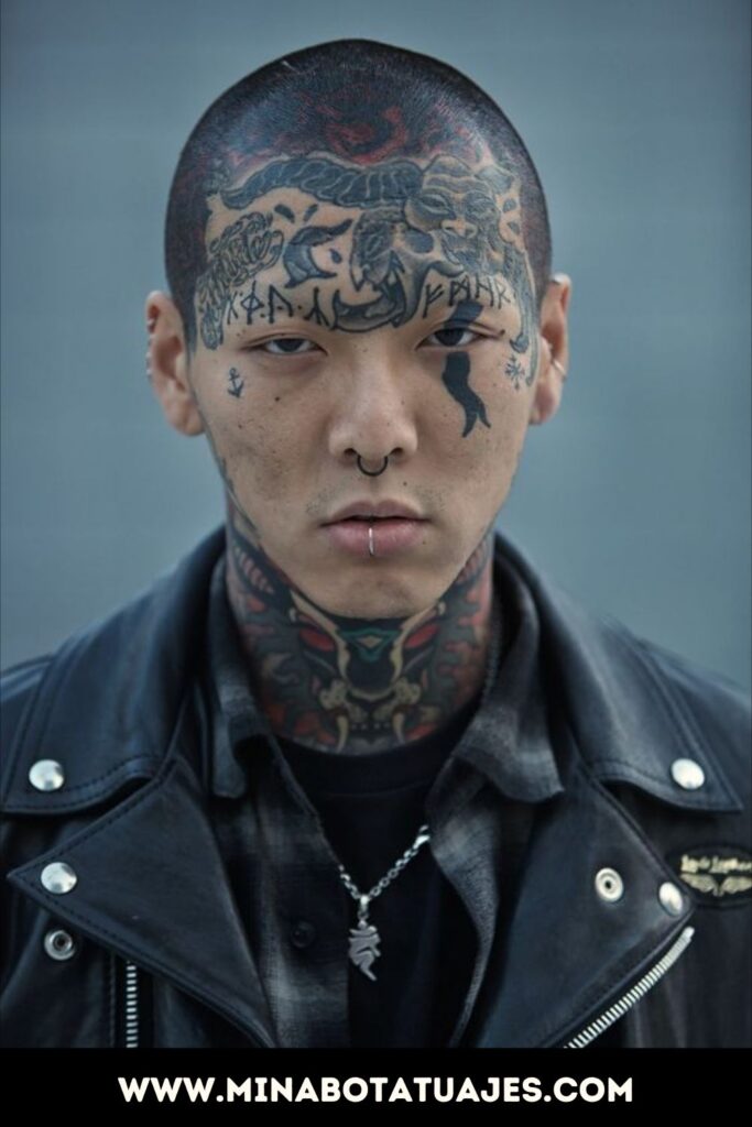 109 tatuajes en el rostro: diseños y significado para inspirarte